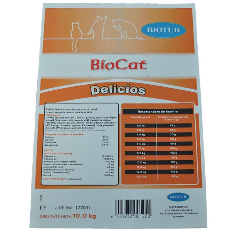 BIOCAT DELICIOS 10 KG - Biotur