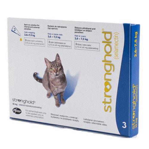 STRONGHOLD CAT 45 MG 2+1 BRAVECTO 500 MG GRATIS - Biotur