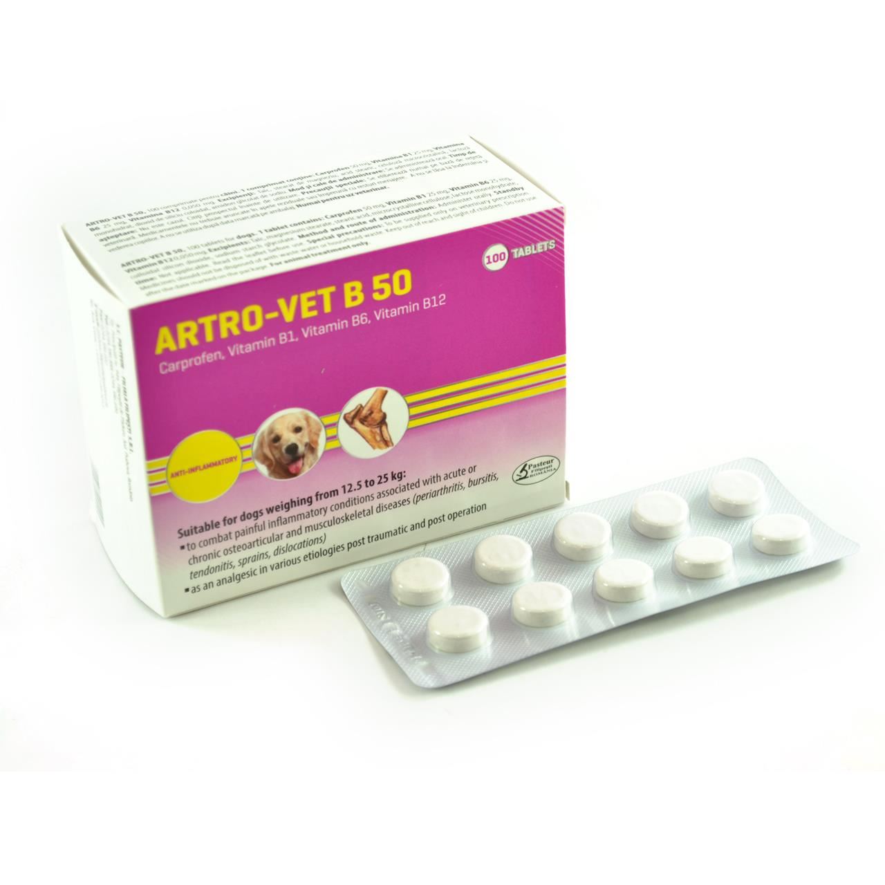 ARTRO-VET B 50 MG 10*10 COMP - Biotur