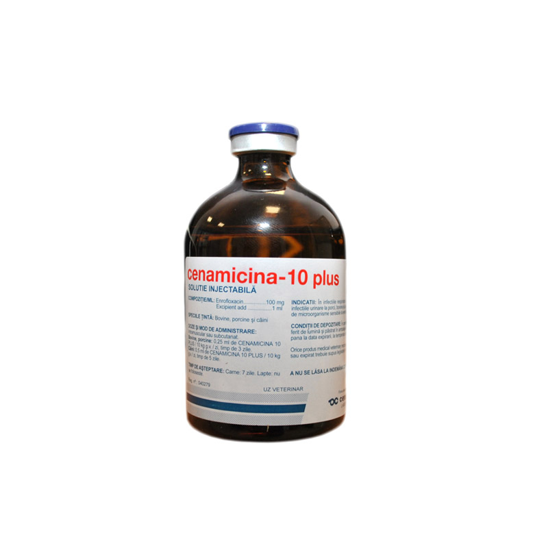 CENAMICINA 10 PLUS INJECTABIL 100ML - Biotur
